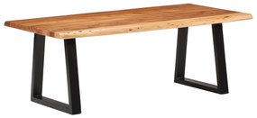 Konferenční stolek 110 x 55 x 40 cm masivní akáciové dřevo - Default Title