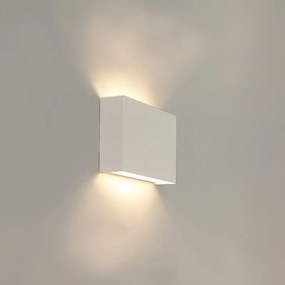 Sada 2 moderních nástěnných lamp bílých - Otan