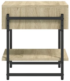 Konferenční stolek dub sonoma 40 x 40 x 45 cm kompozitní dřevo - Default Title