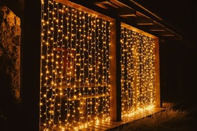 Vánoční světýlka venkovní FLASH teplá bílá 100 LED