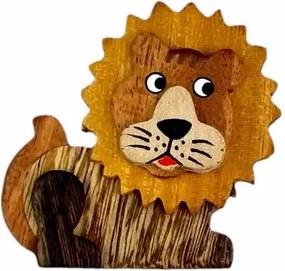 2Kids Toys Dřevěná magnetka velká Lev