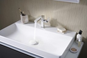 Hansgrohe Tecturis E, páková umyvadlová baterie 110 Fine CoolStart EcoSmart+ s odtokovou garniturou Push-Open, chromová, HAN-73020000