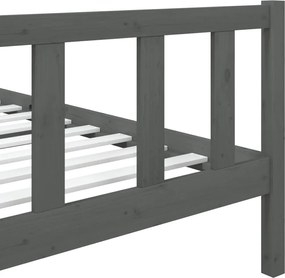 vidaXL Rám postele masivní dřevo 90 x 200 cm [3101140] Barva: Černá