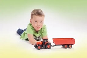 TEDDIES Traktor Zetor s valníkem / Na setrvačník / se zvukem a světlem