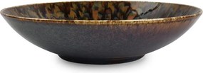 Hnědý hluboký porcelánový talíř ø 21 cm Resto – BonBistro