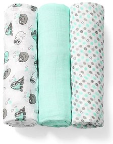 Baby Ono Bambusové super měkké antialergické plenky 70x70 cm 3 ks zelená