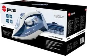 Eldom DA36 Press modro-bílá / Napařovací žehlička / 2200 W / keramická