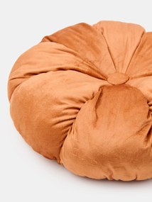 Sinsay - Kulatý prošívaný dekorativní polštář - oranžová