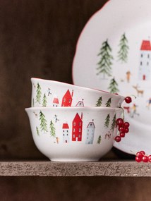 Sinsay - Keramické misky s vánočním motivem 2 pack - vícebarevná