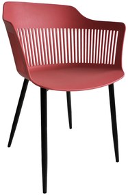 Jídelní židle Charlotte, červená