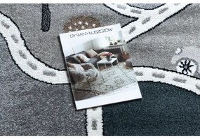 Dywany Luszczow Dětský kusový koberec FUN Strade, ulice, město šedá Rozměr koberce: 240 x 330 cm