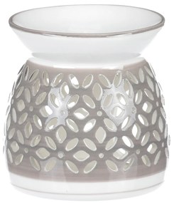 Aroma lampa, porcelánová. Šedivá barva ARK3614 GREY