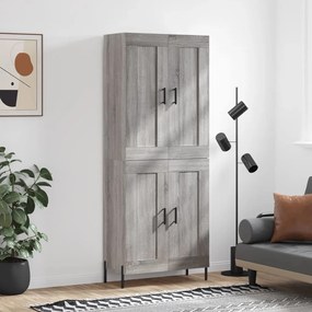 vidaXL Skříň highboard 69,5 x 34 x 180 cm kompozitní dřevo [3199691] Barva: Betonová šedá