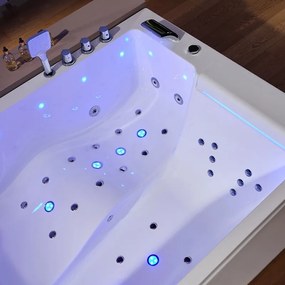 BPS-koupelny Hydromasážní vana HYD-GL8410 180x120 s ohřevem vody