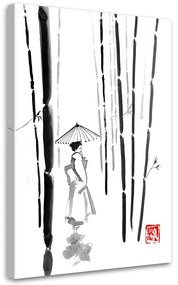 Gario Obraz na plátně Gejši v bambusech - Péchane Rozměry: 40 x 60 cm