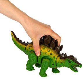 Creative Corner Dálkově ovládaný dinosaurus RC Stegosaurus chodí svítí řve