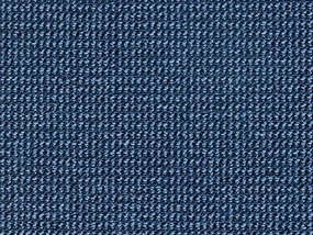 Zátěžový koberec Check 75 - modrý - 4m