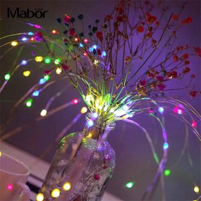 LED dekorativní světlo Firework lamp, ohňostrojový stromeček, 48cm Barva: Různobarevná