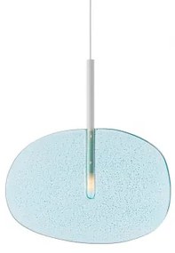 Lollipop, glass shape C light blue Lasvit