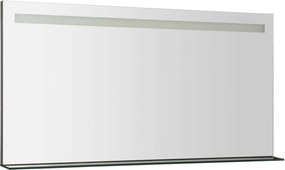 Sapho Breto - Zrcadlo Breto, 120x61 cm, s LED osvětlením a poličkou BT120