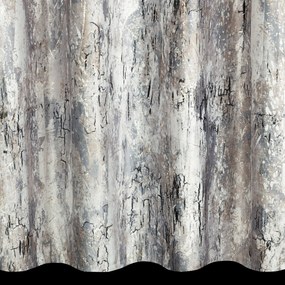 ZATEMŇOVACÍ ZÁVĚS NA KROUŽČÍCH MALIA 140X250 CM VZOROVANÁ