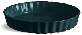 Emile Henry hluboká koláčová forma 32 cm, temně modrá Belle-Ile, 736032