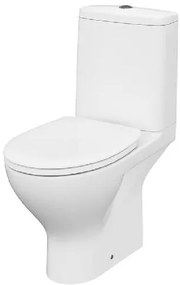 Cersanit Moduo - WC kombi se sedátkem SoftClose, vario odpad, spodní napouštění, CleanOn, bílá K116-035