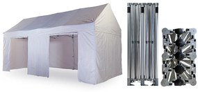 Nůžkový párty stan 3x6 m TENTino BH GABLED Barva opláštění: 2A - KRÉMOVÁ