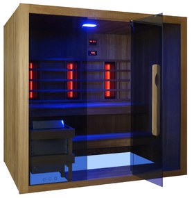 RAKOUSKÝ produkt - Kombinovaná sauna KOTKA 200x150x190 cm (F70150)