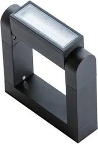 AZZ AZ2132 LED Venkovní nástěnné svítidlo Azzardo Frame wall dark grey AZ2132 8W 800lm 3000K IP54 18,5cm tmavě šedé - AZZARDO