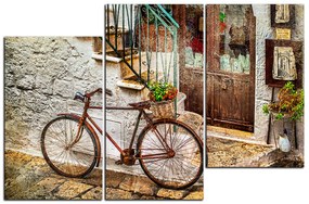 Obraz na plátně - Stará ulice v Itálii 1153D (105x70 cm)