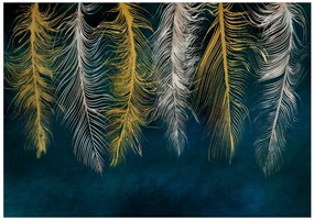 Fototapeta - Gilded Feathers