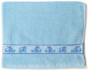 Dadka Dětský froté ručník KIDS, modrý, 30x50cm