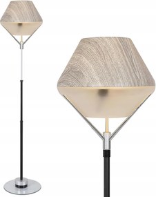 Nastavitelná stojací lampa Aiskdan, výška 92-165 cm, základna E27,