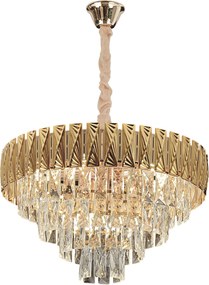 Toolight Rea, Lamp Vintage Cristal G059-CP, OSW-06383