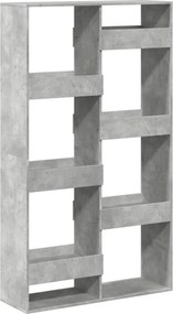Dělicí stěna betonově šedá 100 x 33 x 175 cm kompozitní dřevo 3309576