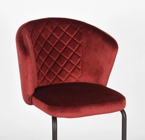 LABEL51 jídelní židle FLOW červená Color: Red UK-30.251