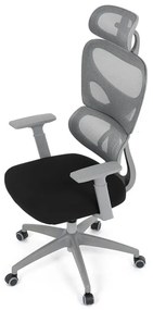 Autronic Kancelářská židle KA-K2081 Barva opěráku: Šedá
