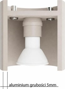 Sollux Lighting Nástěnné svítidlo ORBIS 1 taupe
