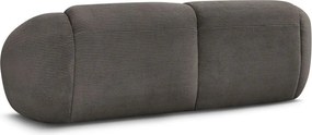 Taupe manšestrová pohovka 250 cm Tina – Bobochic Paris