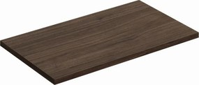 Koupelnová sestava Villa s deskou a skříňkami 80 cm ořech