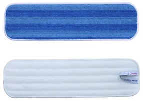 Mop na suchý zip Premium, 47 cm - mikrovlákno, modrá
