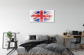 Obraz na skle Vlajka Velké Británie 120x60 cm