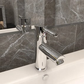 vidaXL Koupelnová umyvadlová vodovodní baterie 130 x 176 mm [149069] Barva: chromed finish