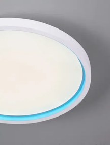 Moderní stropní svítidlo Chet RGB 39 s dálkovým ovládáním