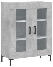 Skříň highboard betonově šedá 69,5x34x180 cm kompozitní dřevo,  3199621