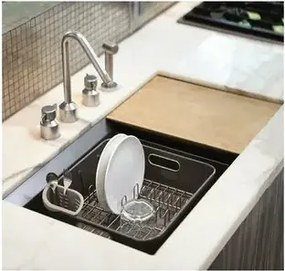 Simplehuman Odkapávač na nádobí  – Compact / šedý plast