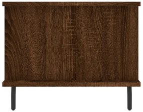 Konferenční stolek hnědý dub 90 x 50 x 40 cm kompozitní dřevo - Default Title