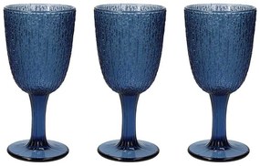 Totti Vellori Set designových sklenic Belleri 6 kusů, modrá,  250 ml