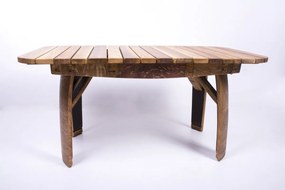 Nábytek ze sudu Konferenční stolek dřevo: dub 120x55x60 cm povrchová  úprava: nátěr olejem